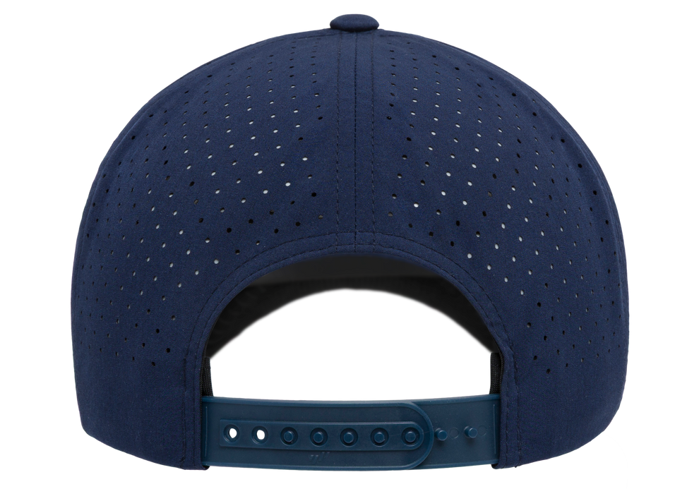 YP Classics® 5-Panel Snapback Cap with Perforations and Braided Rope ...